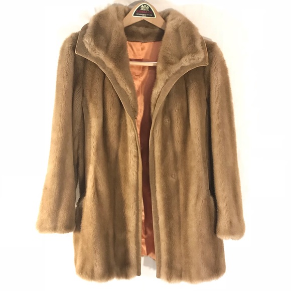 Vintage | Jackets & Coats | Vintage Camel Fur Coat | Poshmark